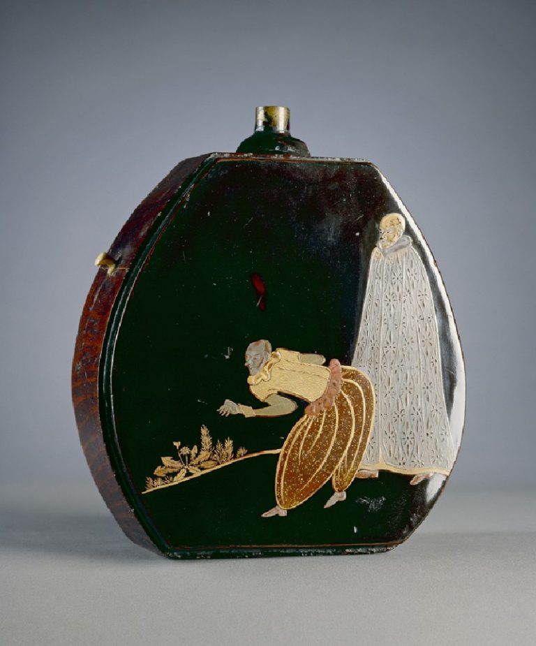 Object Spotlight: Japanese gunpowder flask with figures in Portuguese ...